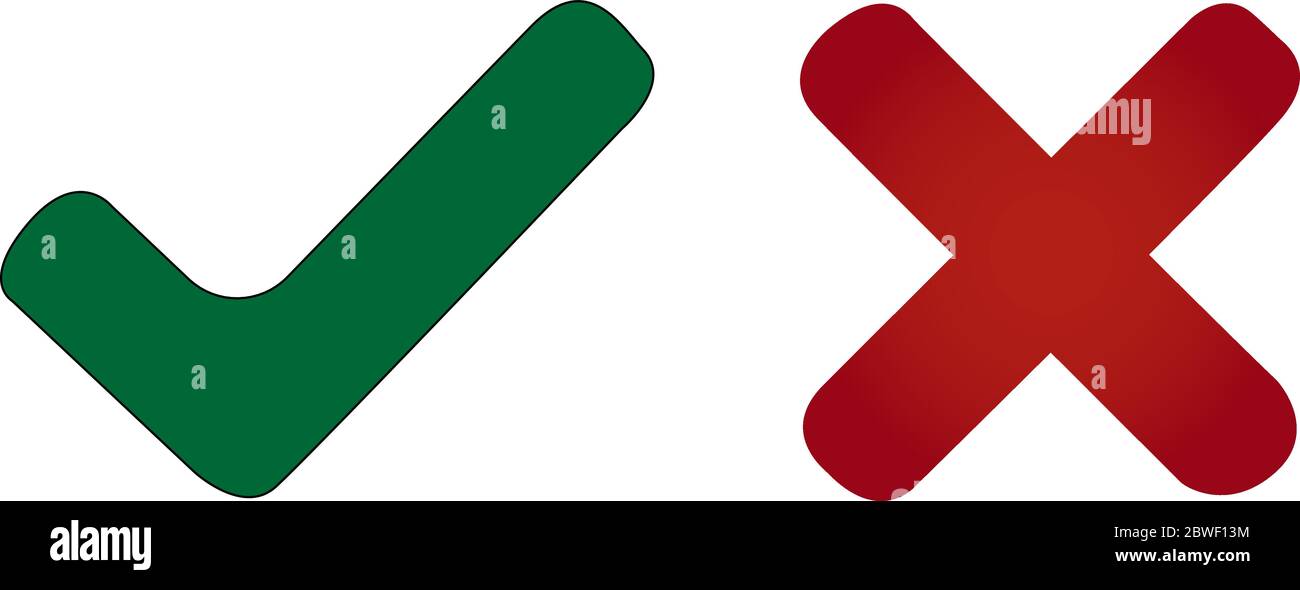 Modern Check Mark Icons Stock Vector Image & Art - Alamy