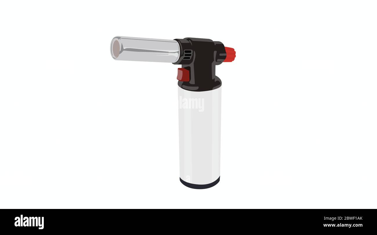 Vector Isolated Illustration of a Blowtorch Stock Vector Image & Art ...