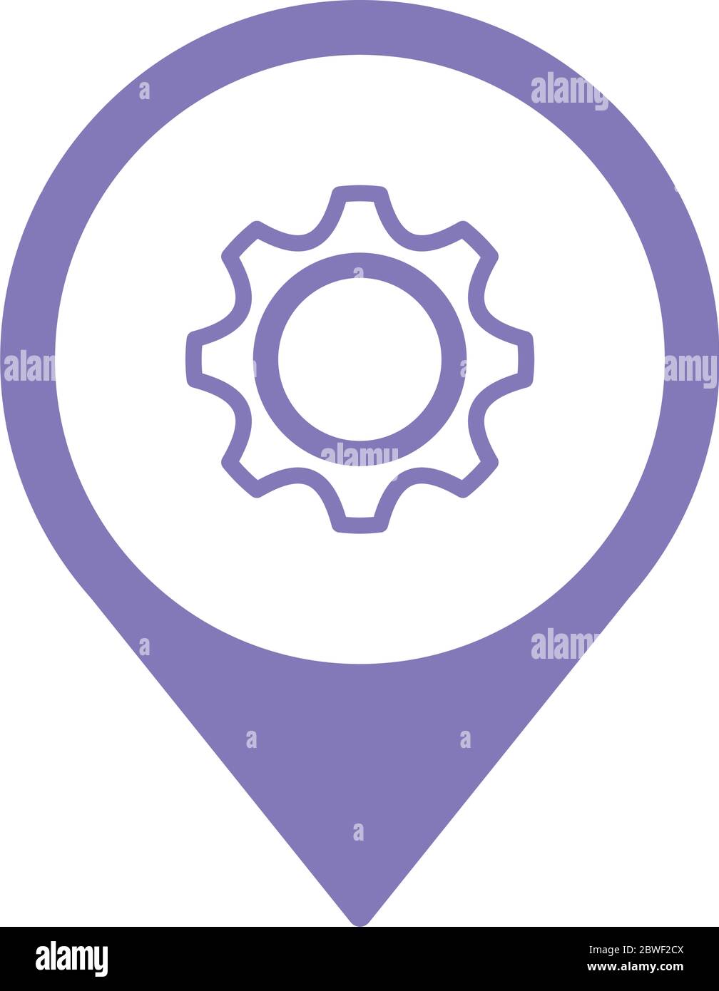gear settings setup isolated icon Stock Vector Image & Art - Alamy