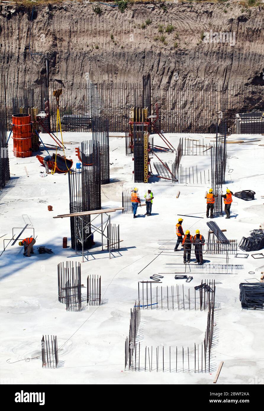 Construction Building Area Industrial Development Concept Photo Stock ...