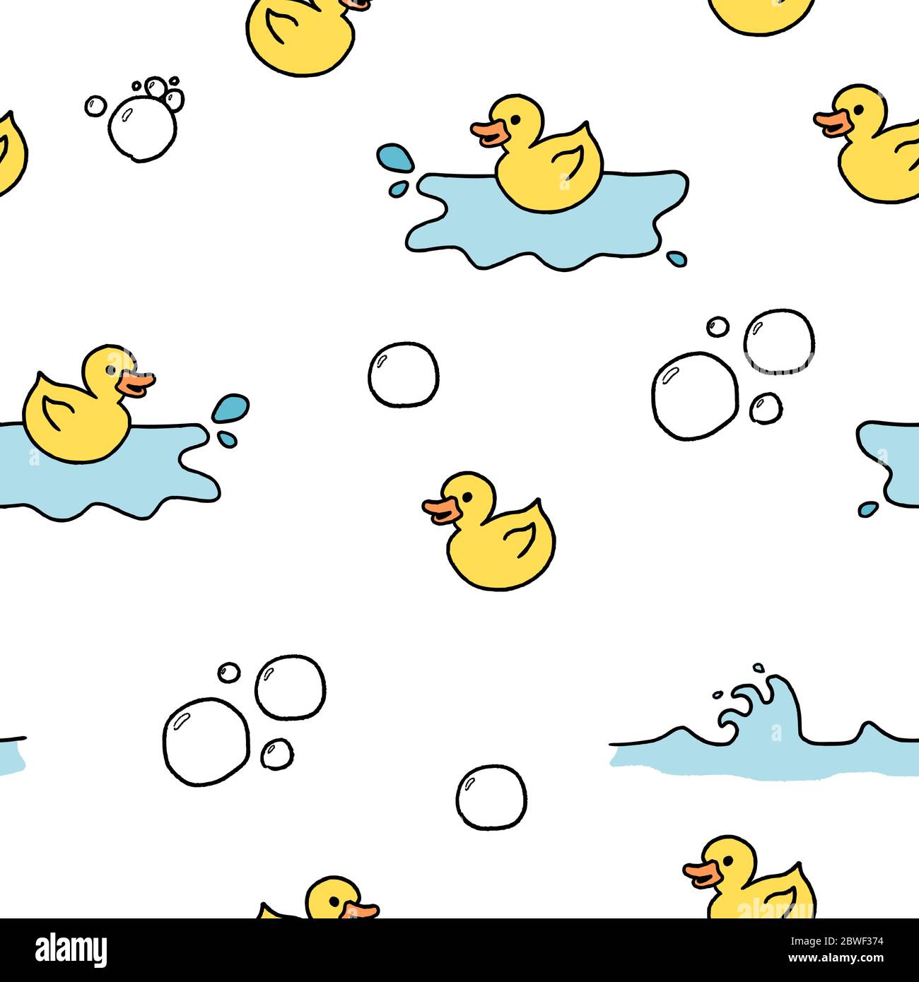 Splashing duck Stock Vector Images - Alamy