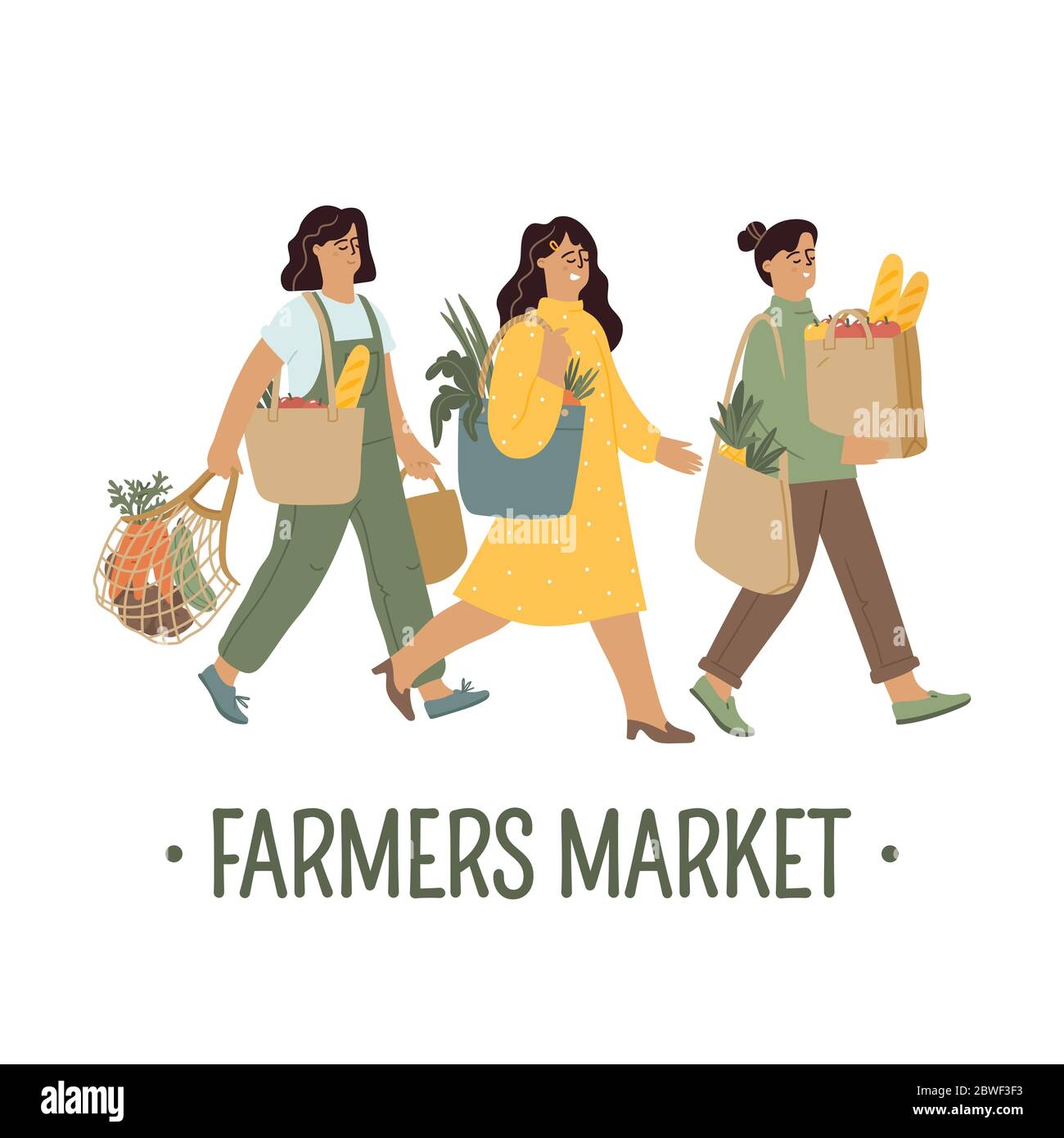 People eco bags zero Stock Vector Images - Alamy