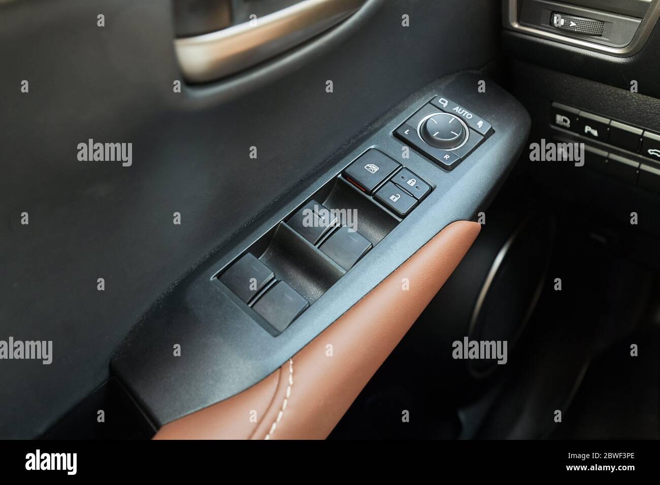 Electric window winder Stock Photo - Alamy