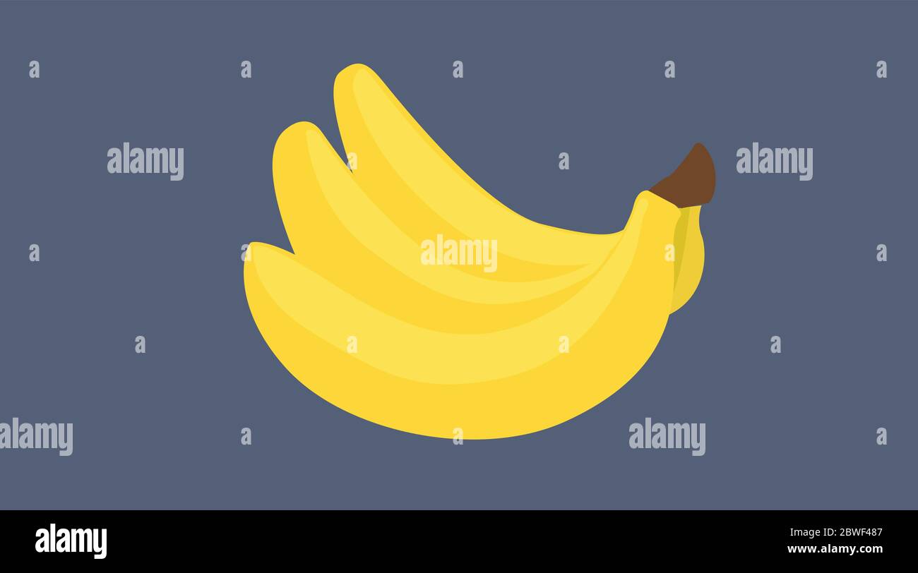 Vector Isolated Illustration of Bananas Stock Vector Image & Art - Alamy