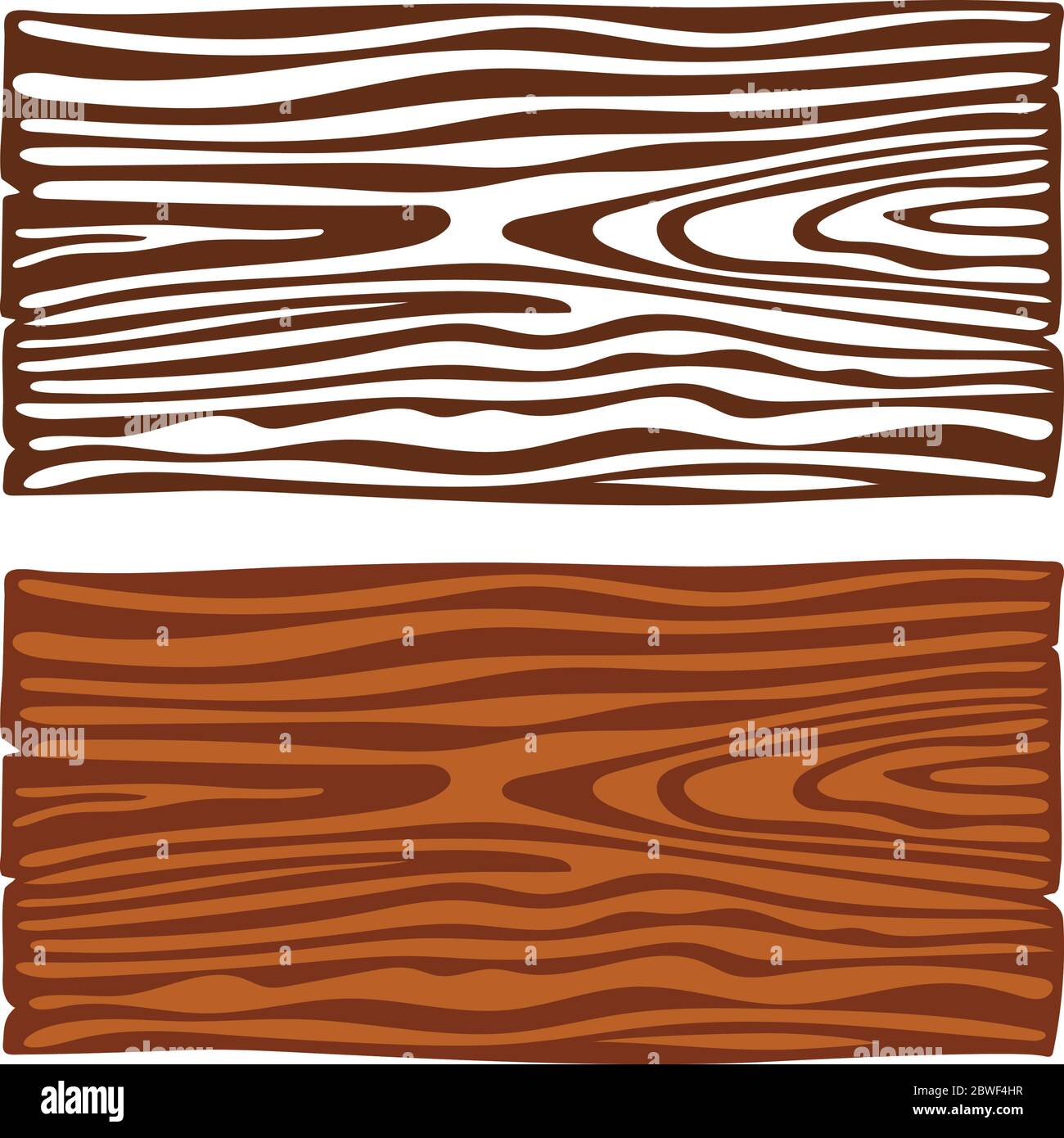 Wooden planks vector illustrations set. Wooden board sketch drawings ...