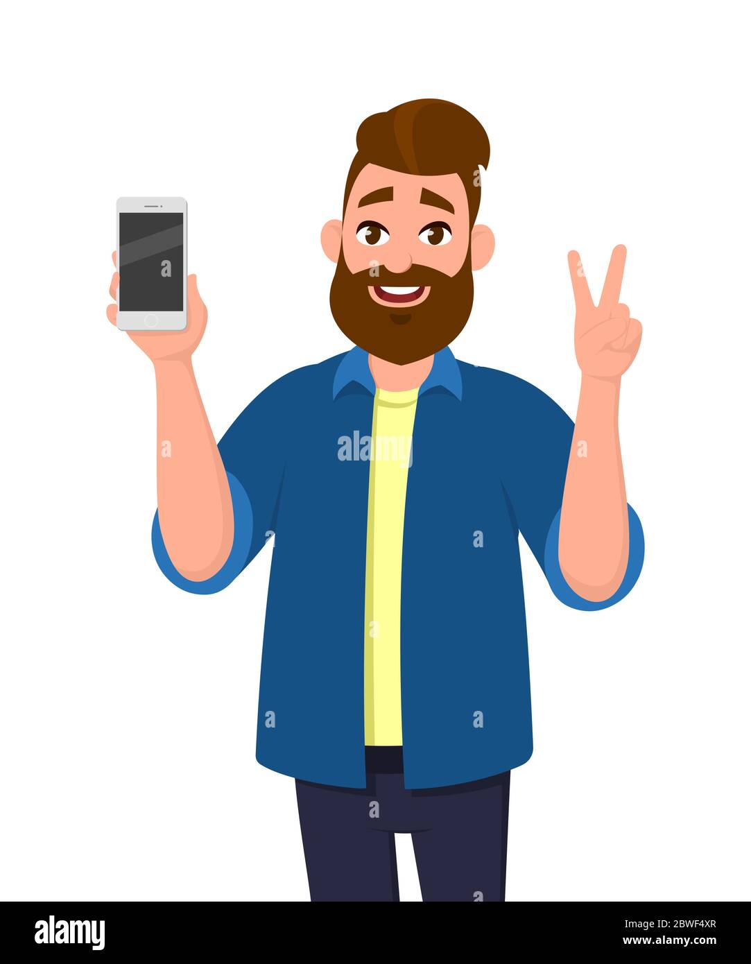 Two young people man Stock Vector Images - Alamy