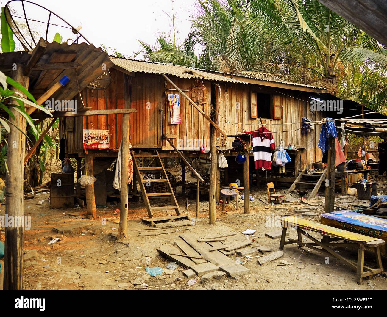 The alcohol factory in Luang Prabang, Laos Stock Photo - Alamy