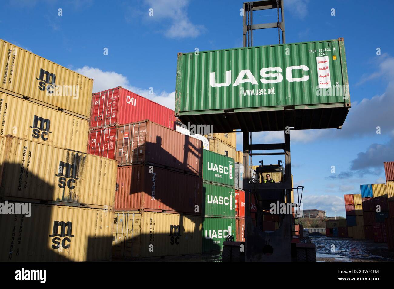 Shipping Container storage and distribution centre in the North East of ...