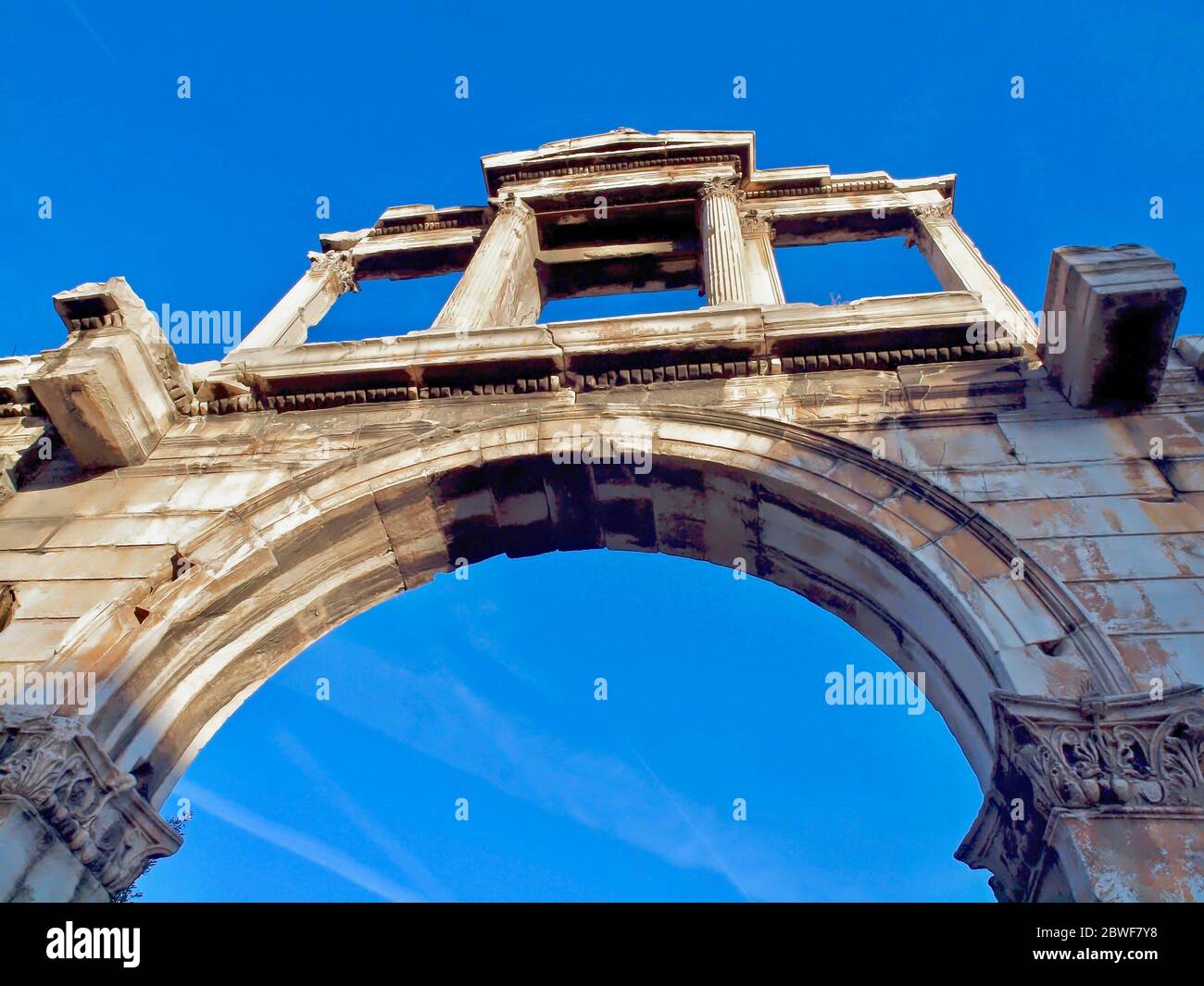 Flag of greece arch hi-res stock photography and images - Alamy