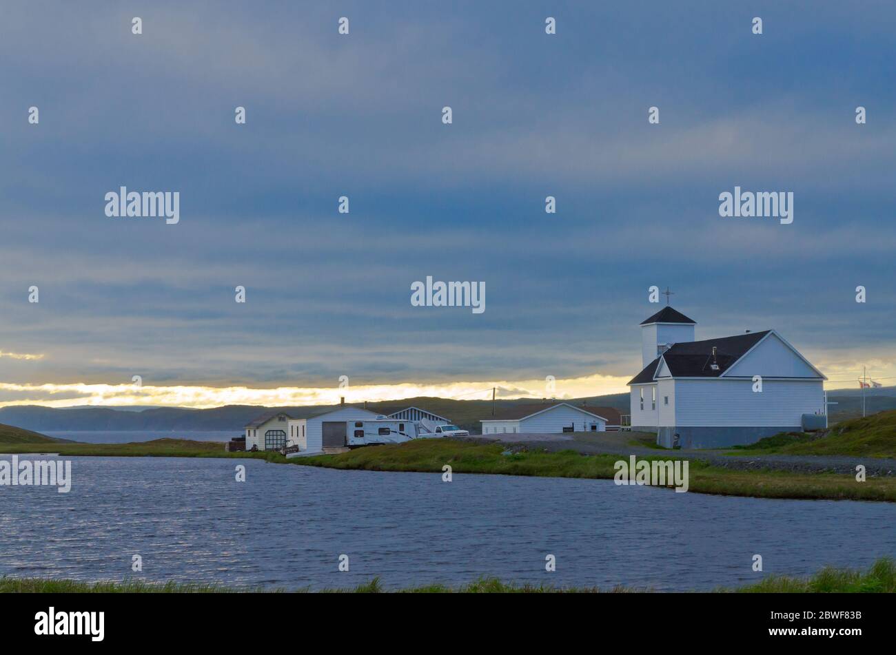 Newfoundland coast in summer time Stock Photo - Alamy