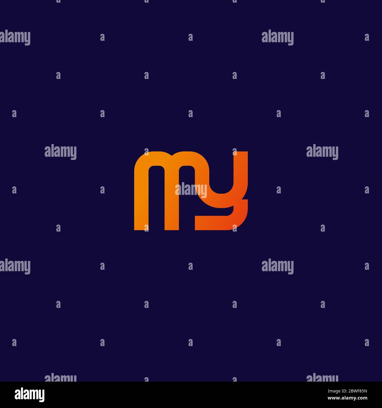My Logo Design Abstract My Initials Logo Modern And Clean Style