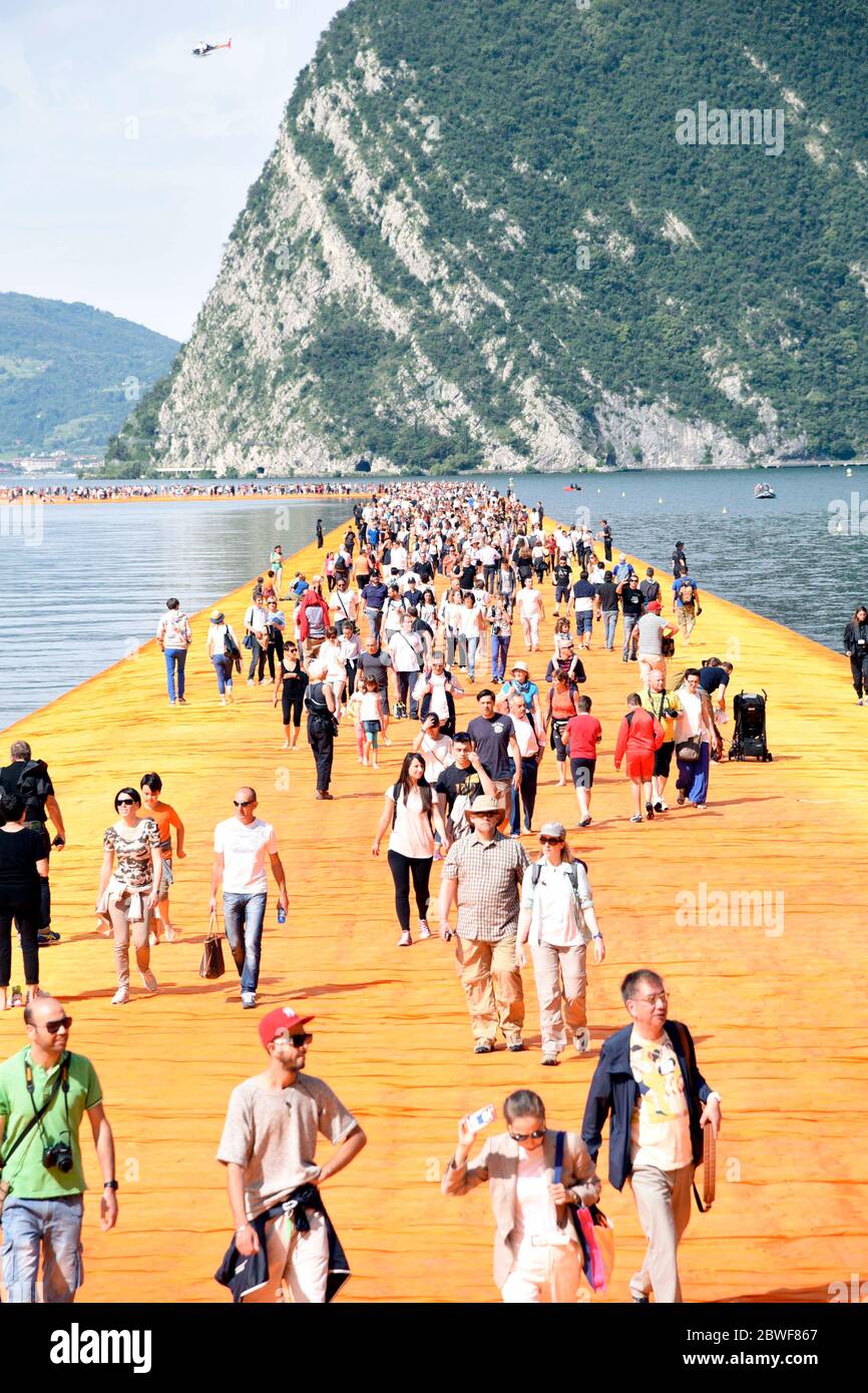 Milan, Italy. 01st June, 2020. Sulzano Brescia, July 2016 The Floating ...