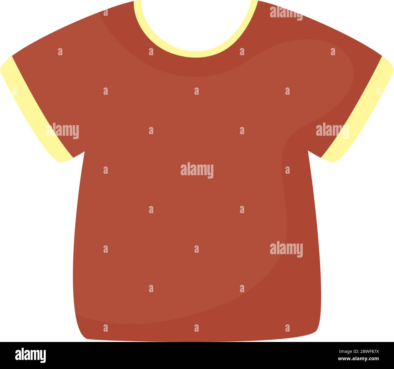 Isolated red tshirt icon vector design Stock Vector Image & Art - Alamy