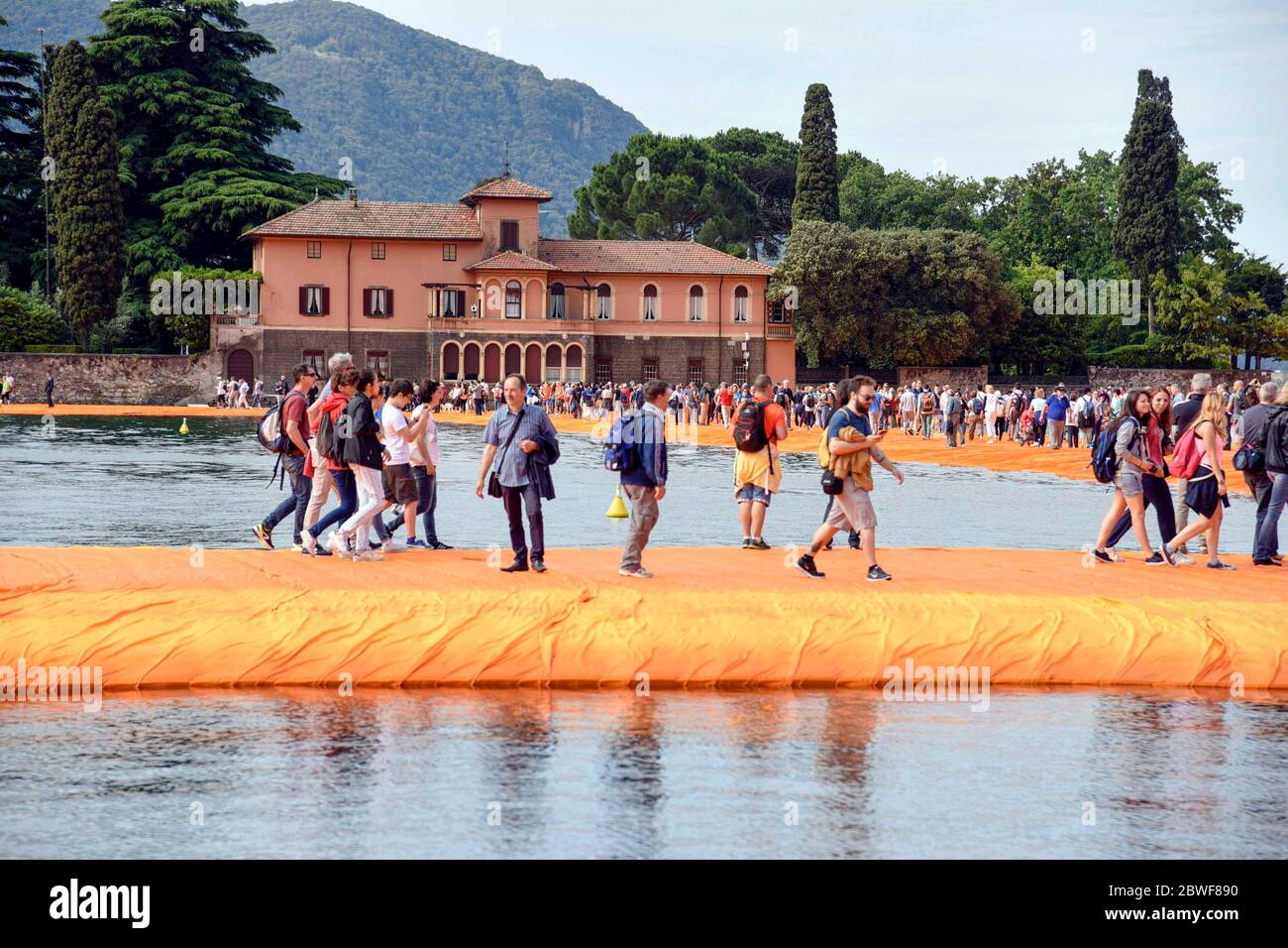 Milan, Italy. 01st June, 2020. Sulzano Brescia, July 2016 The Floating ...