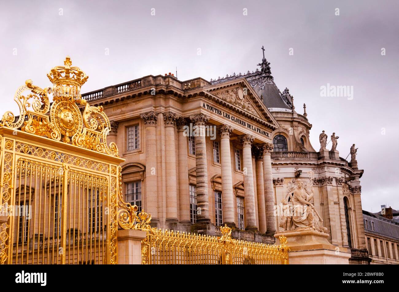 Baroque Versailles in France Stock Photo - Alamy