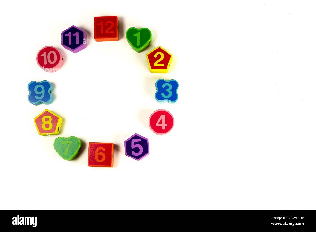 Colorful bright educational toys in the form of lacing for children ...