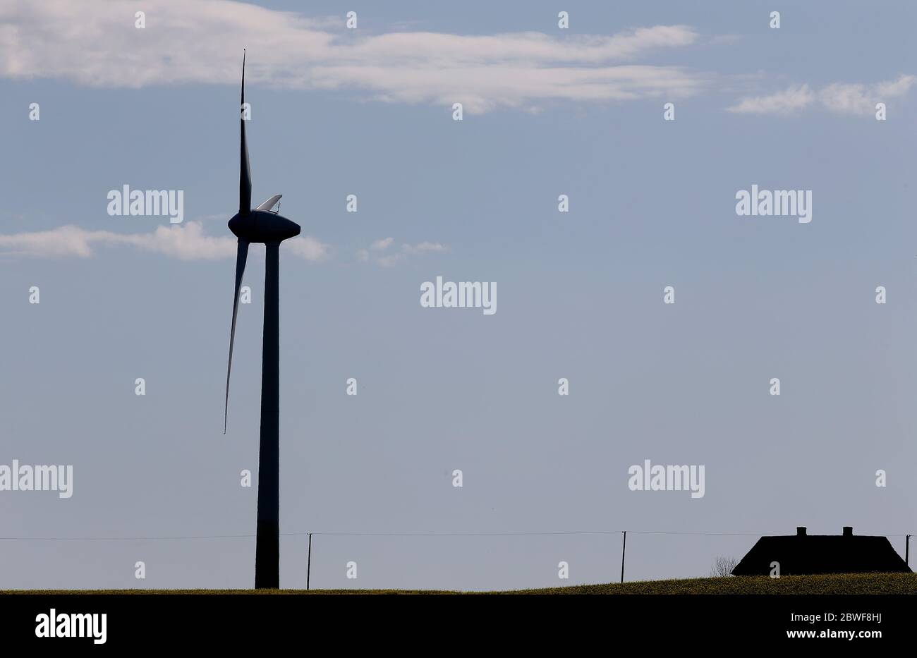 Windmill Wind Turbine Renewable Green Energy Source Stock Photo - Alamy