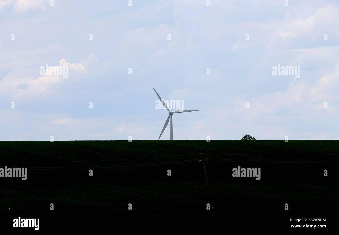 Windmill Wind Turbine Renewable Green Energy Source Stock Photo - Alamy