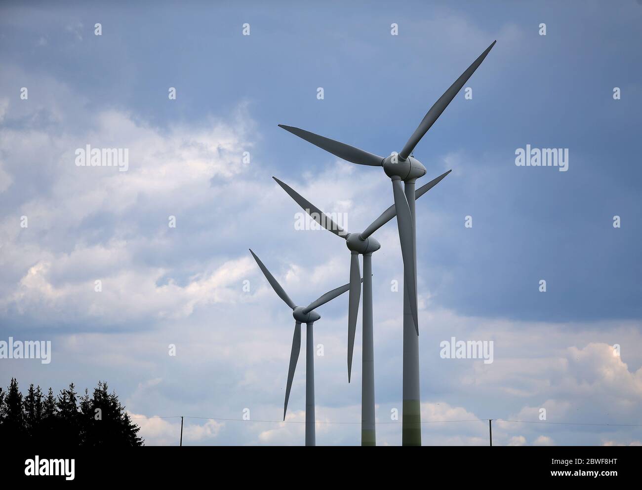 Windmill Wind Turbine Renewable Green Energy Source Stock Photo - Alamy