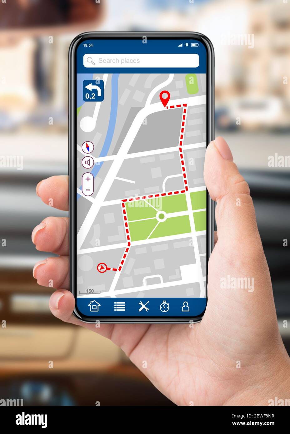 Smart car dashboard hi-res stock photography and images - Alamy