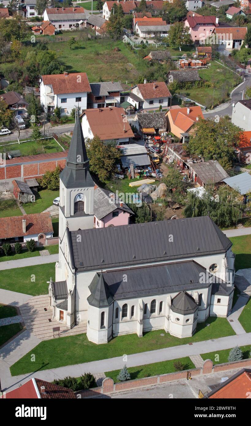 Parish Church of St. Martin in Dugo Selo, Croatia Stock Photo - Alamy