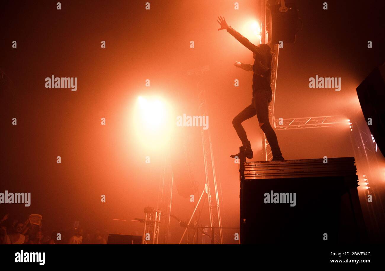 Moosburg an der Isar, Germany, 08 15 2015 - The Bloody Beetroots (Sir ...