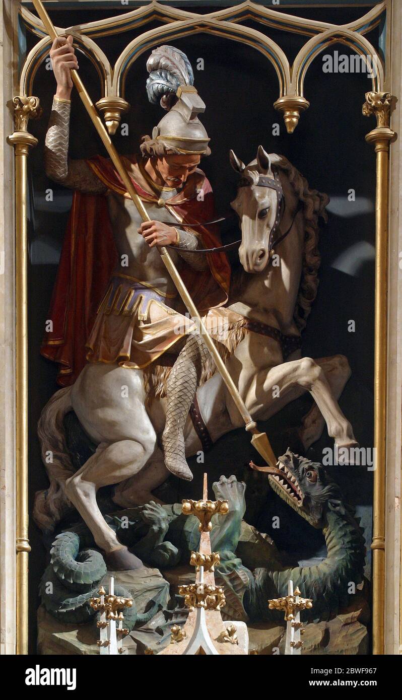 Saint george and the dragon hi-res stock photography and images - Alamy