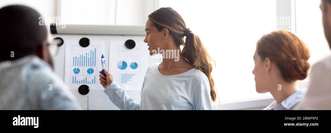 Mentor explain graphs and charts using flipchart during seminar Stock ... Mentor explain graphs and charts using flipchart during seminar Stock ...