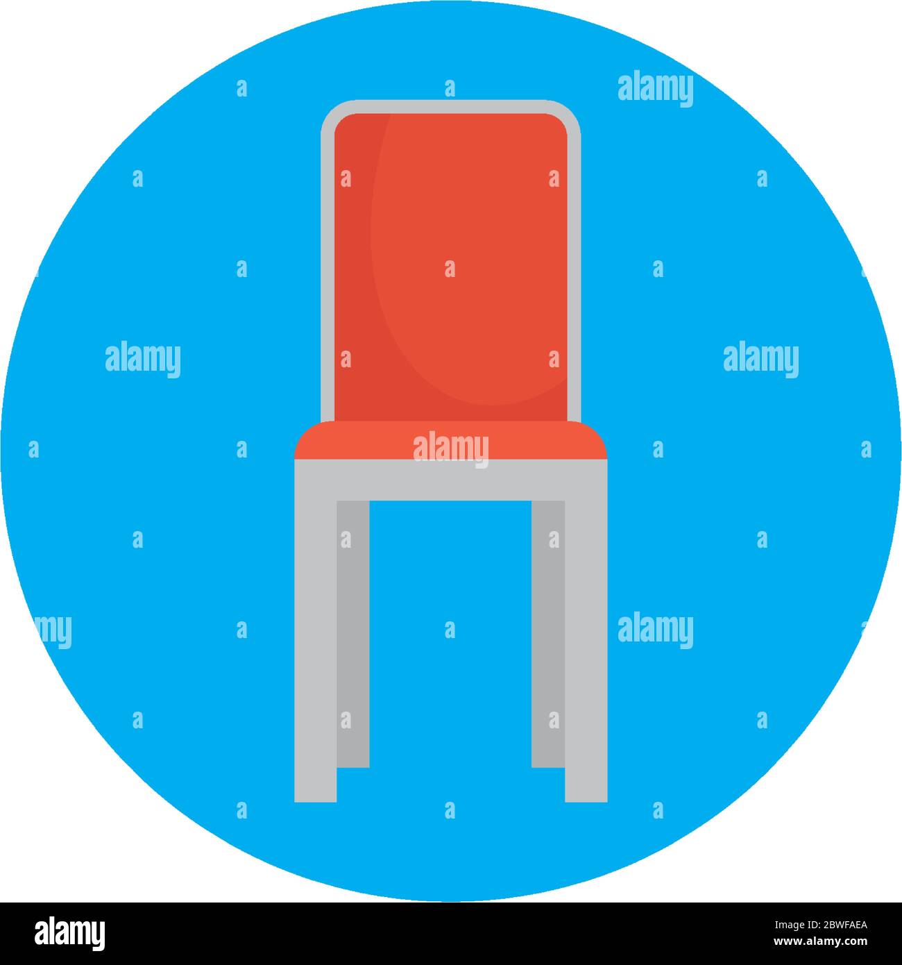 Isolated office chair vector design Stock Vector Image & Art - Alamy
