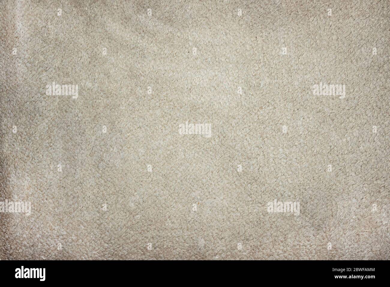 Beige velvet background or velour flannel texture made of cotton or ...