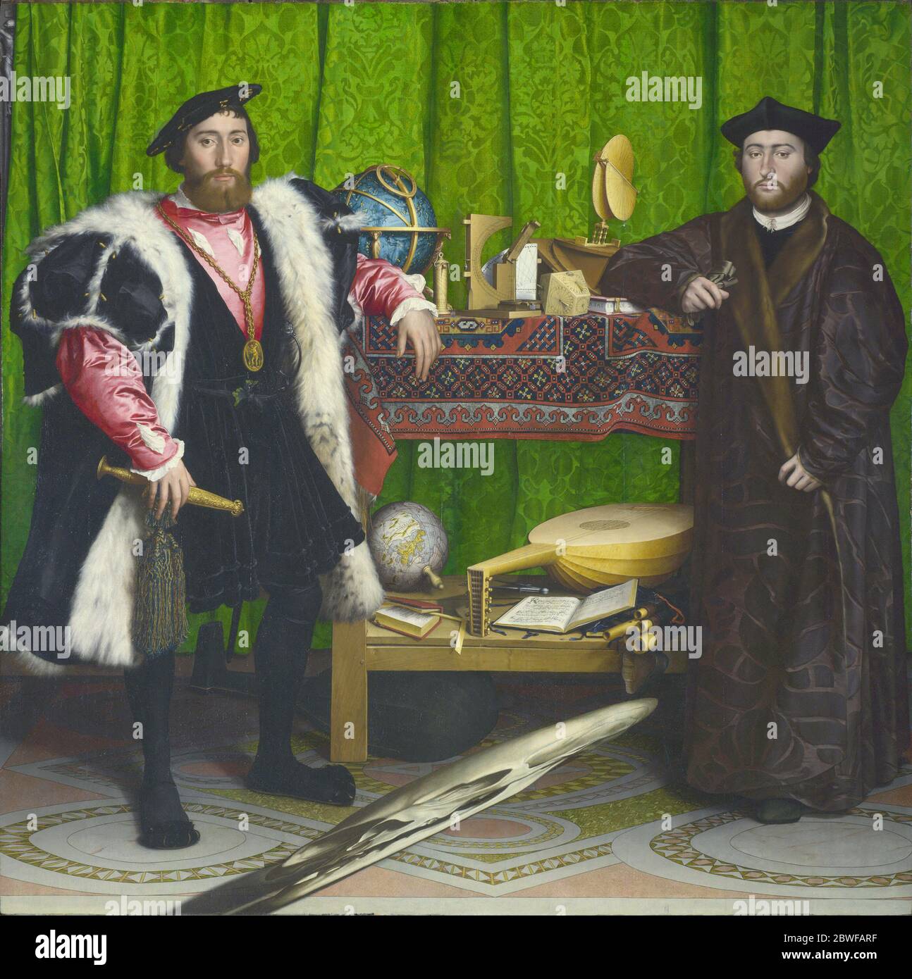 Vintage Medieval painting of a religious christian saint Stock Photo ...