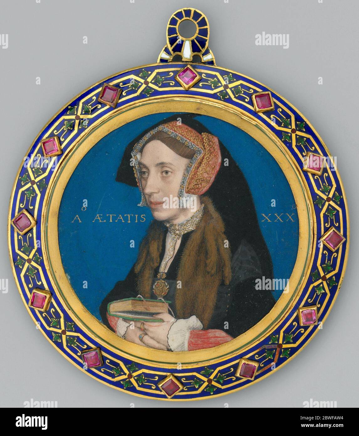 Vintage Medieval painting of a religious christian saint Stock Photo ...