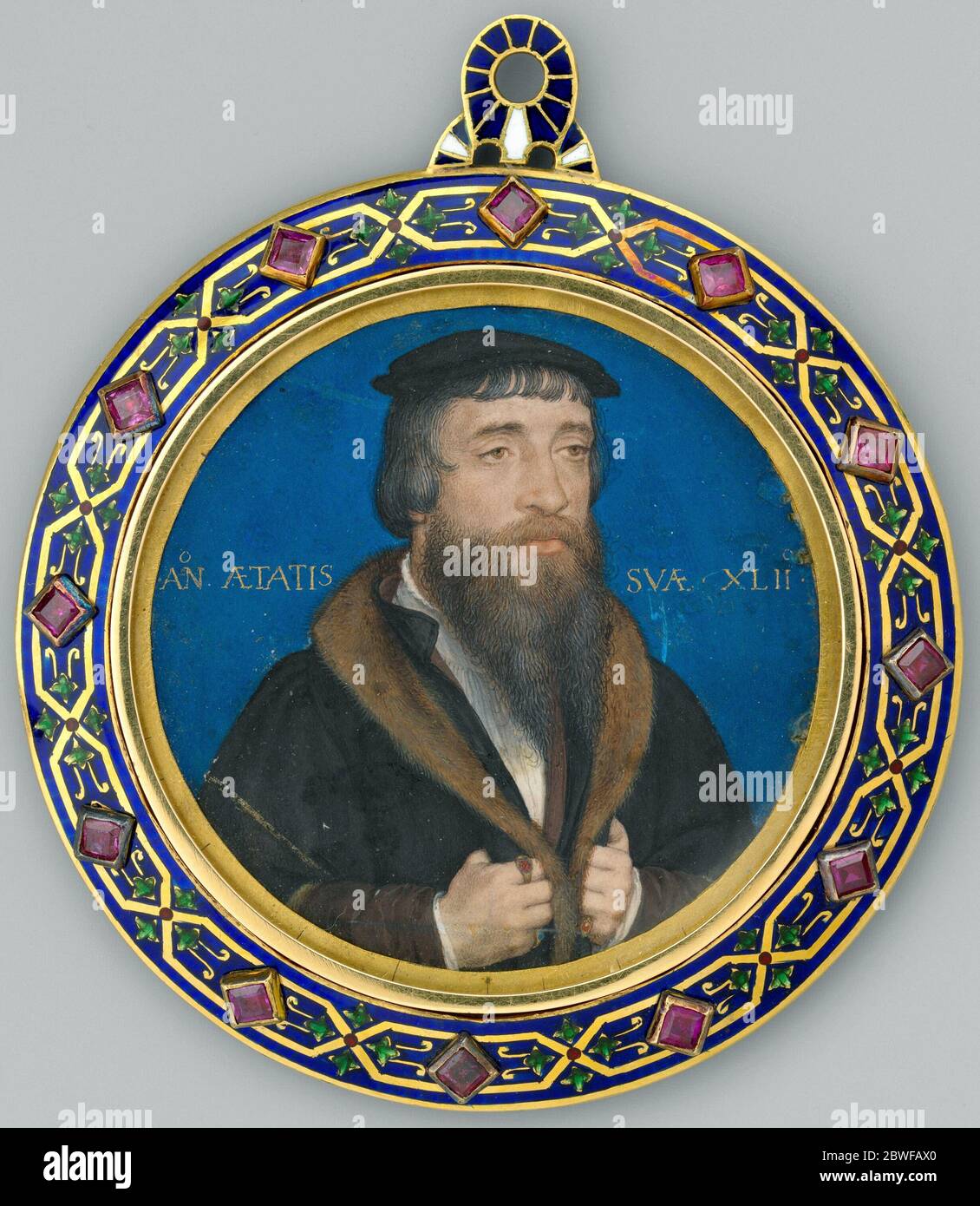 Vintage Medieval painting of a religious christian saint Stock Photo ...