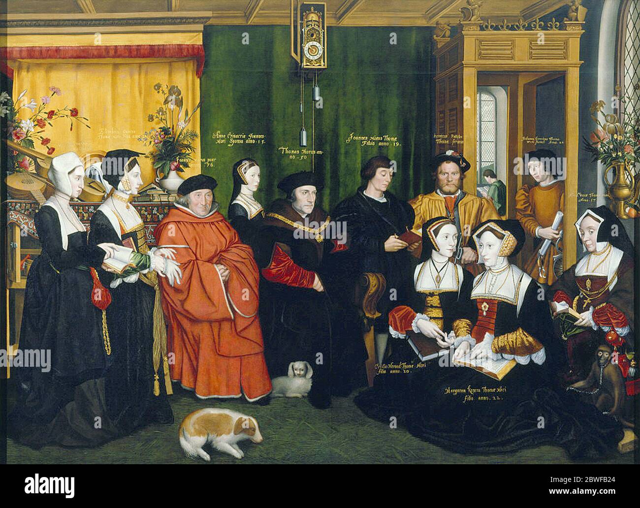 Vintage Medieval painting of a religious christian saint Stock Photo ...