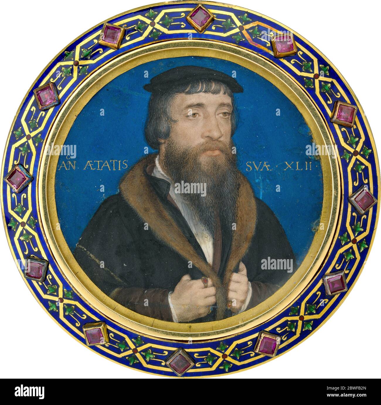 Vintage Medieval painting of a religious christian saint Stock Photo ...