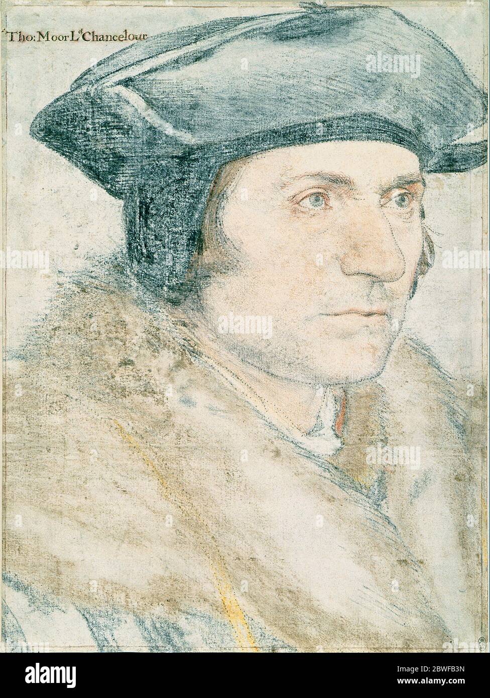 Vintage Medieval painting of a religious christian saint Stock Photo ...