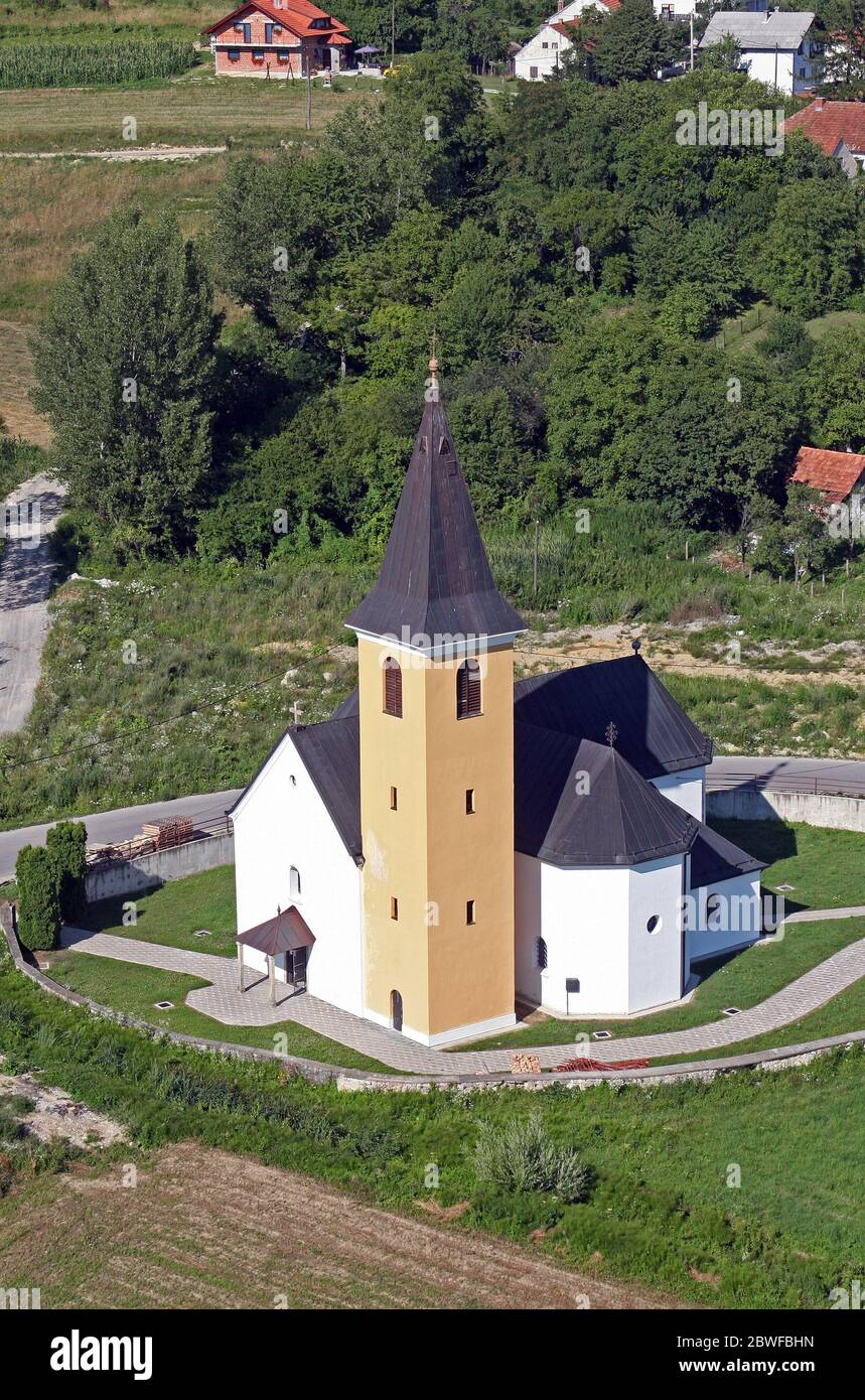 Parish Church of the Holy Trinity in Radoboj, Croatia Stock Photo - Alamy