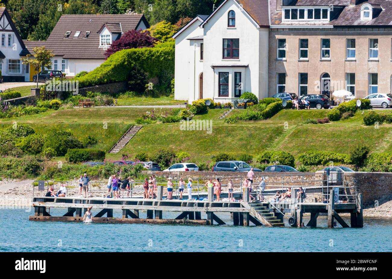 Boats gathered at pier hi-res stock photography and images - Alamy