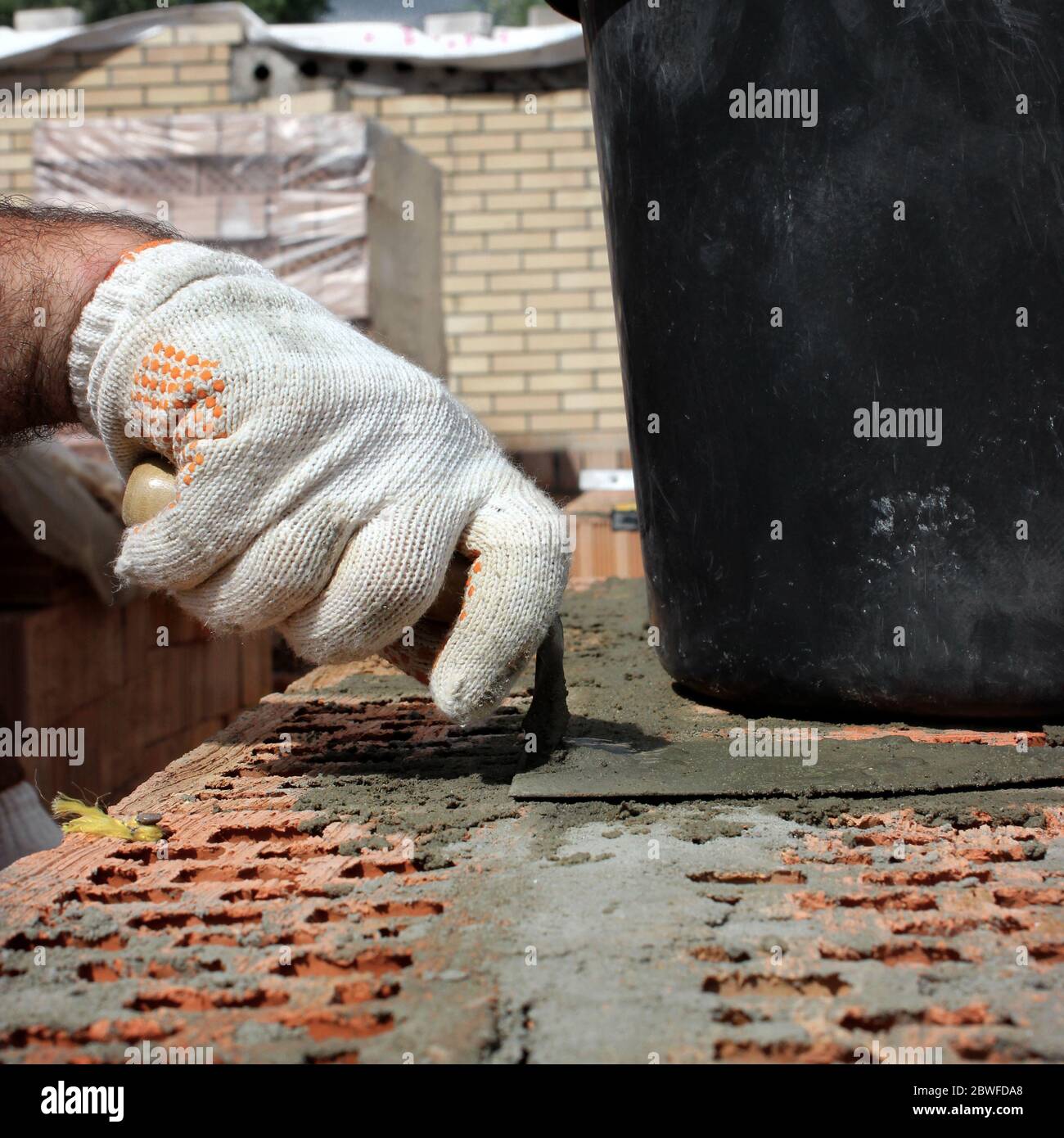 Installing bricks hi-res stock photography and images - Alamy