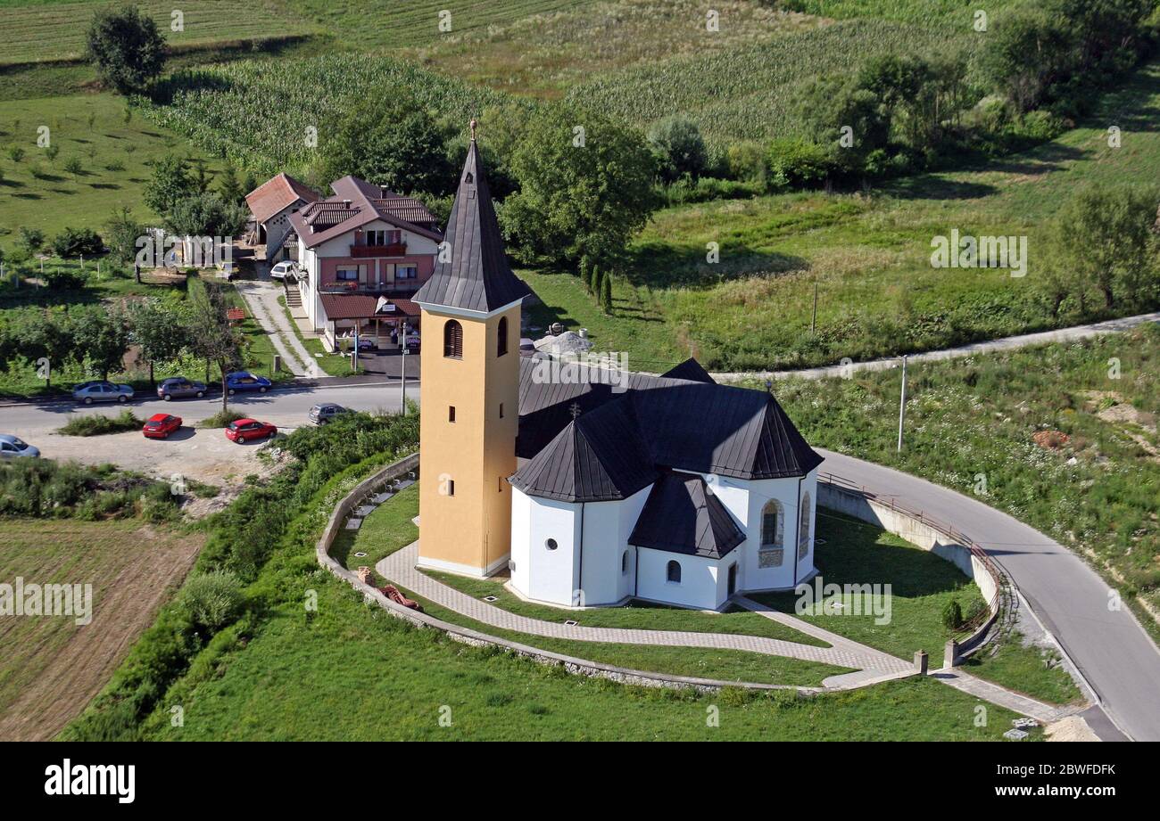 Parish Church of the Holy Trinity in Radoboj, Croatia Stock Photo - Alamy
