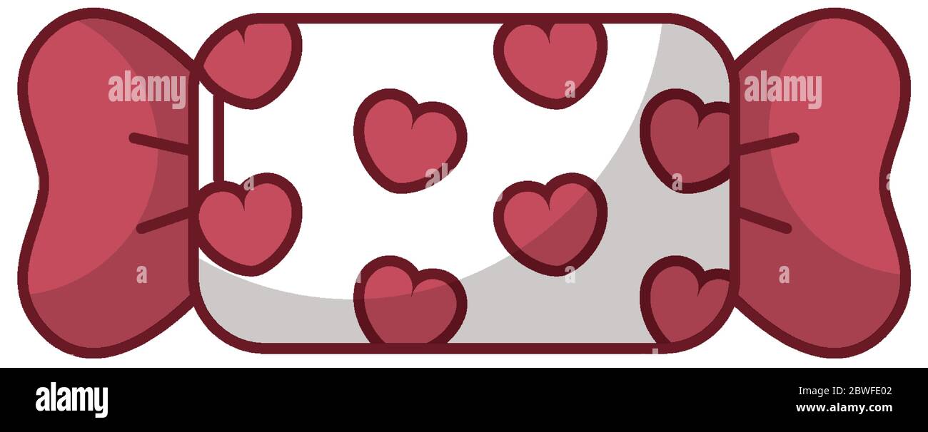 Love hearts candy vector design Stock Vector Image & Art - Alamy