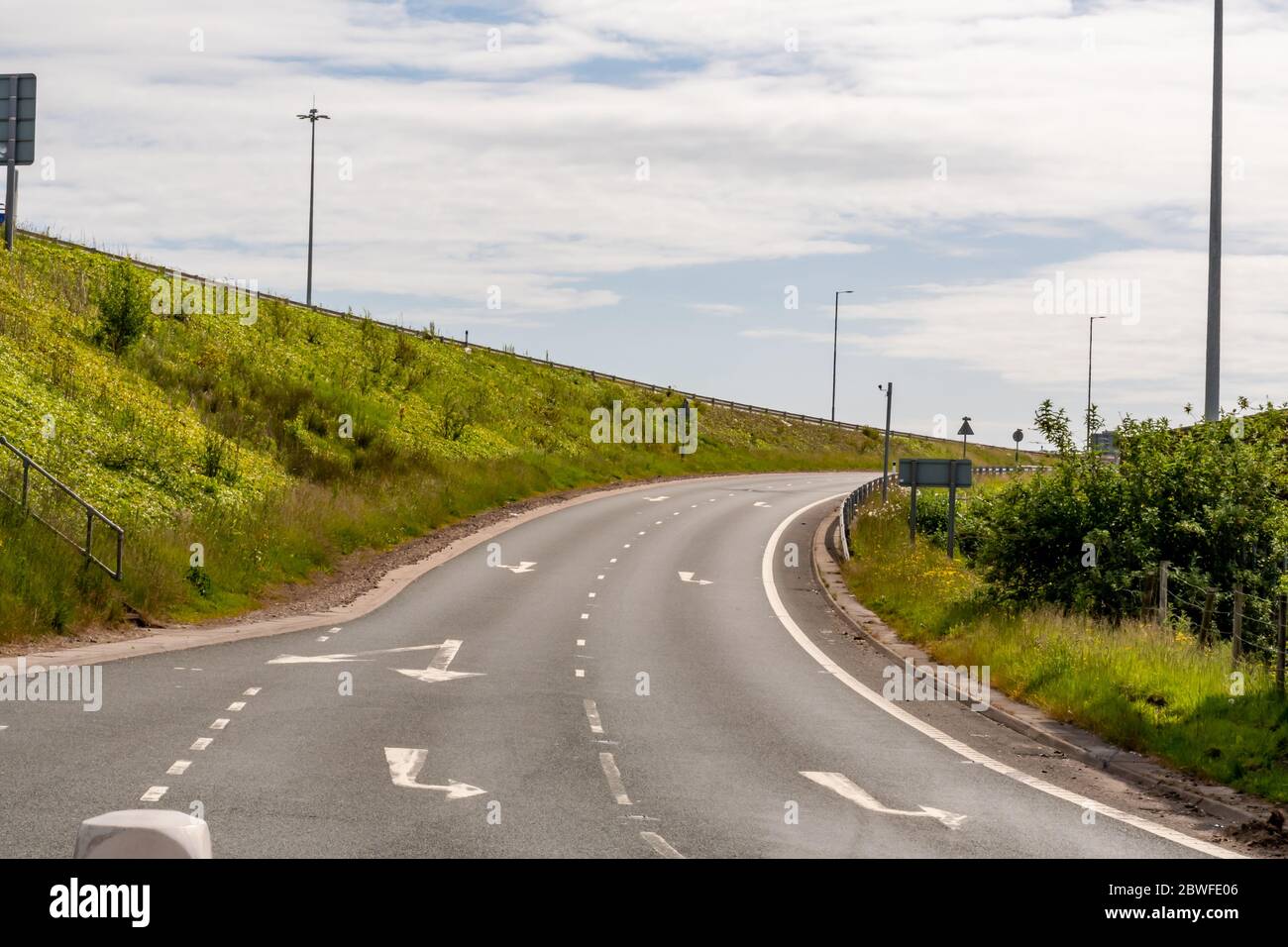 Motorway Slip Road High Resolution Stock Photography and Images - Alamy