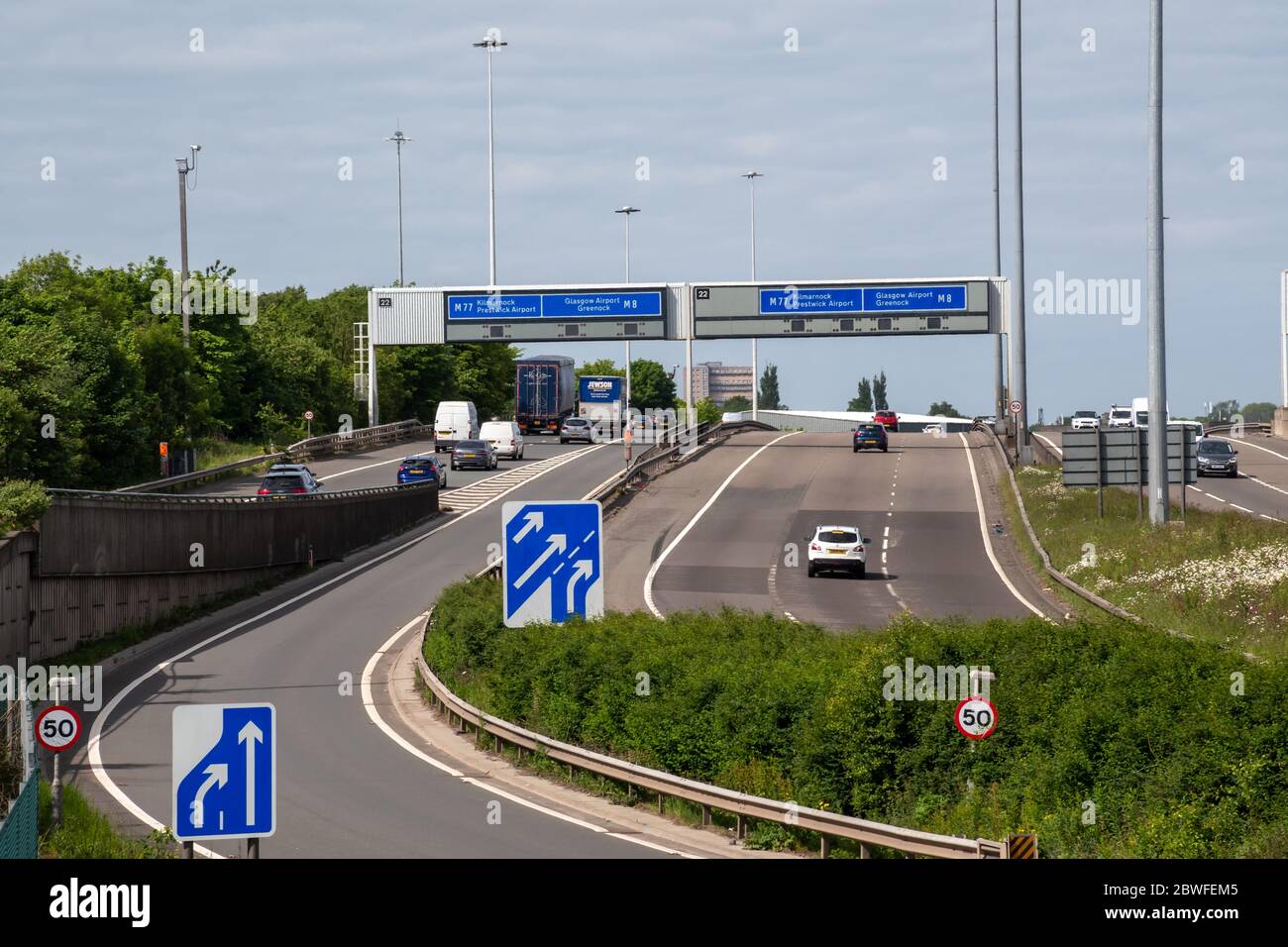 Traffic signs scotland hi-res stock photography and images - Alamy