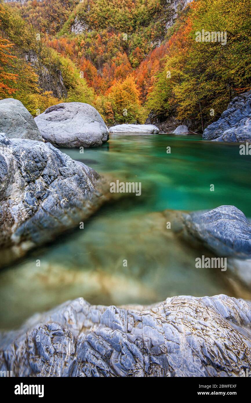 Italy Ligurian Valley - Autumn in Val Tanaro Stock Photo - Alamy