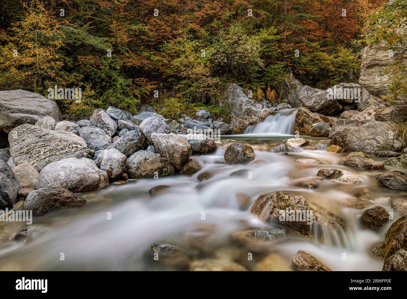 Italy Ligurian Valley - Autumn in Val Tanaro Stock Photo - Alamy