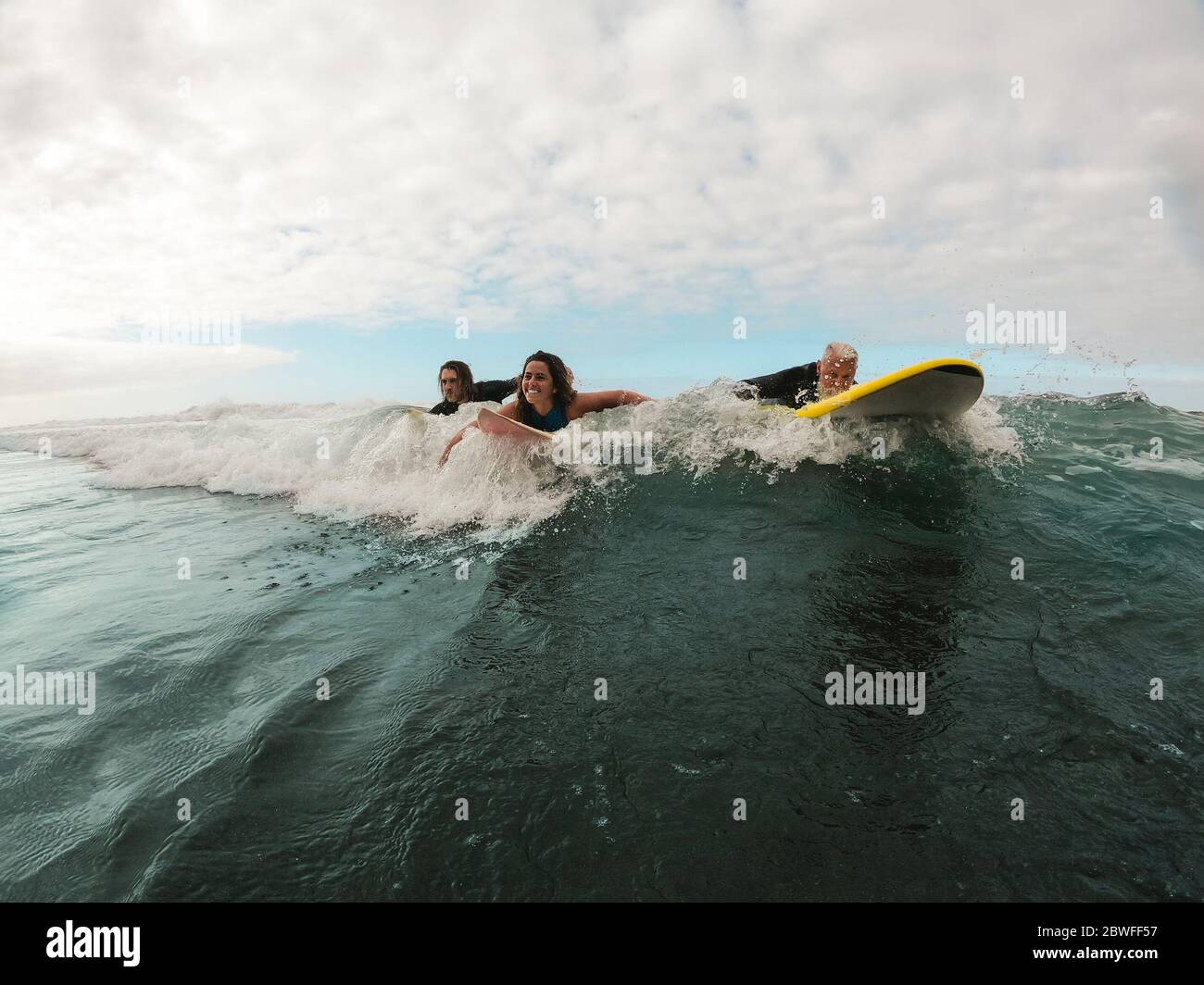 Inside wave sunset hi-res stock photography and images - Alamy