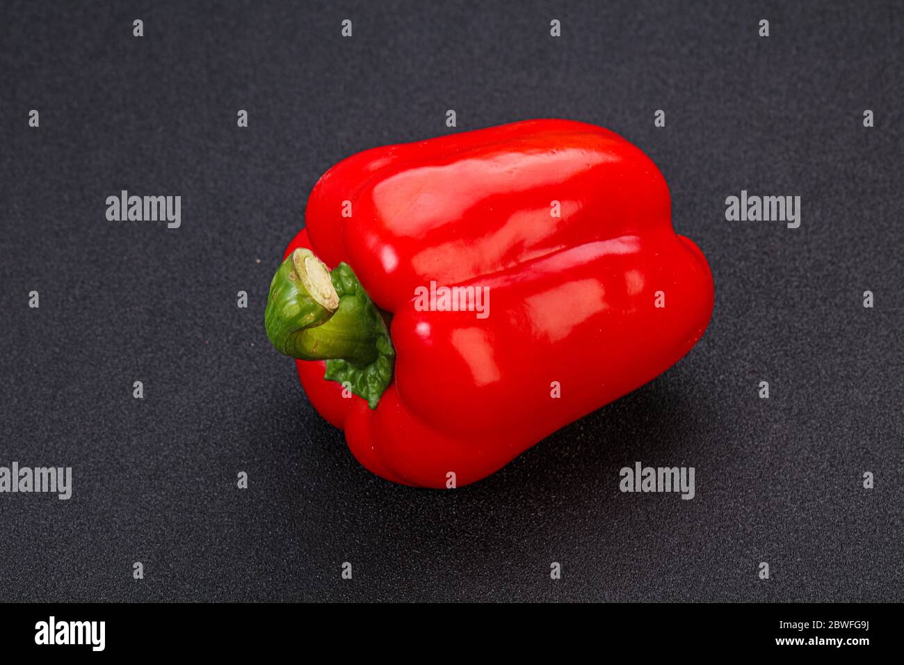 Red Bell Pepper - ripe, juicy and fresh Stock Photo - Alamy