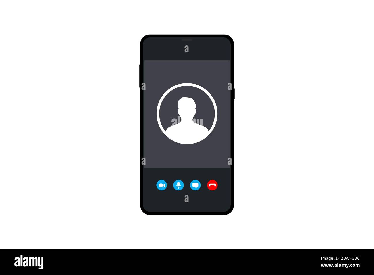 Video call vector icon hi-res stock photography and images - Alamy