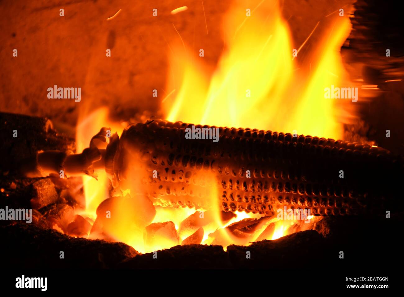 Amazing Sparks in the Dark. Beautiful abstract background on the theme ...