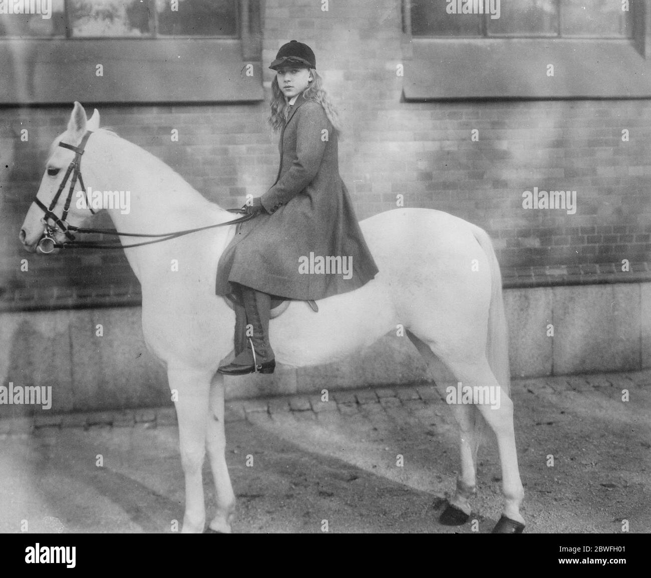 Swedish Princess Rides White Horse Princess Ingrid the Swedish Crown ...